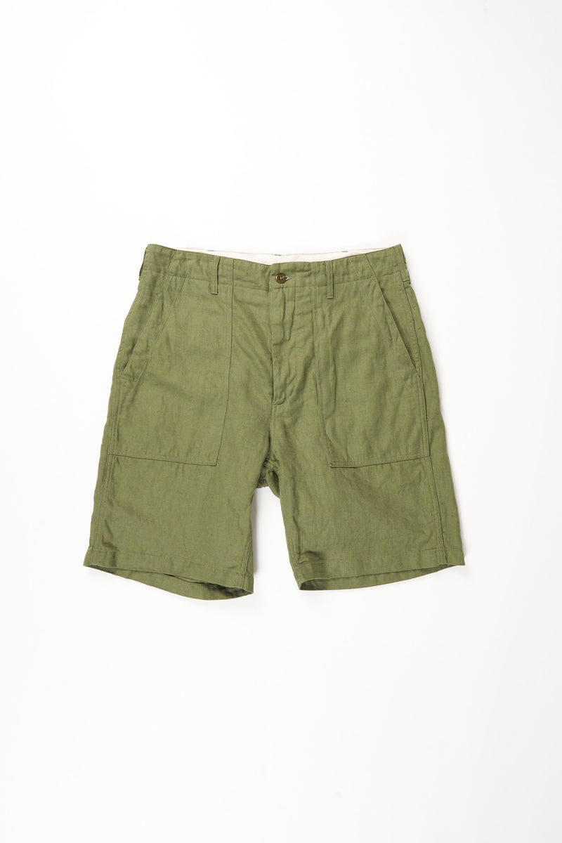 Fatigue Shorts in Olive Cotton Hemp – www.manifest.us